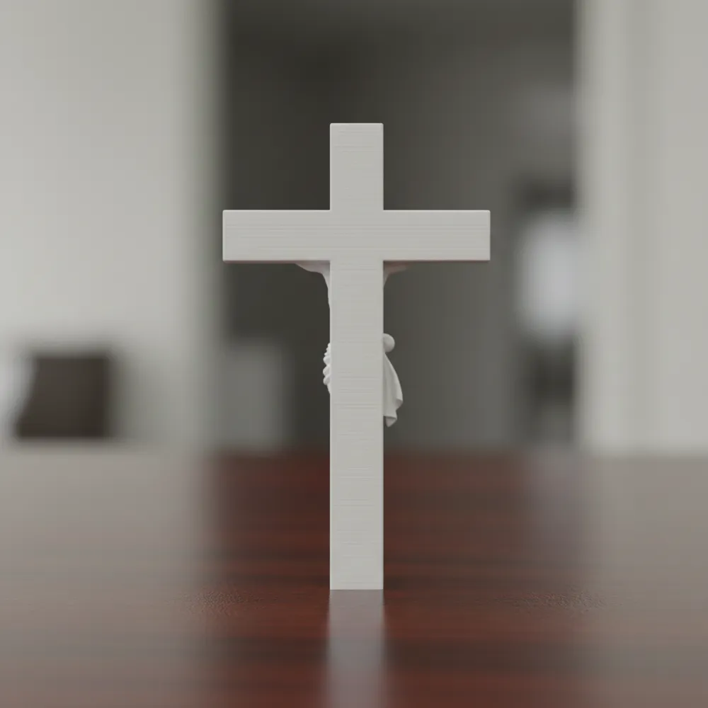 Jesus Christ on Cross - Sculpture - Free 3D Print Model - MakerWorld