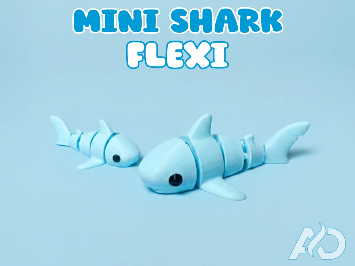 SHARK MINI FLEXI - Free 3D Print Model - MakerWorld