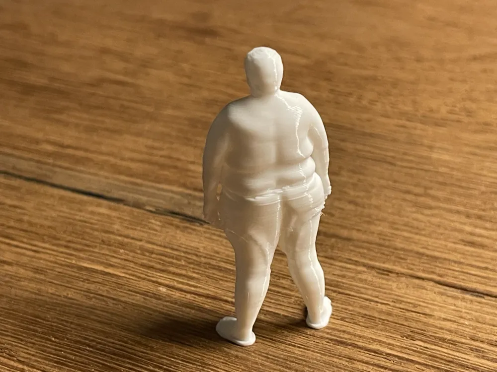 Small stout man in swimming trunks by 3D King MakerWorld: Download Free ...