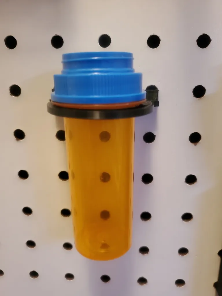 Pegboard container holders Remixed by jillrfoster7 - MakerWorld