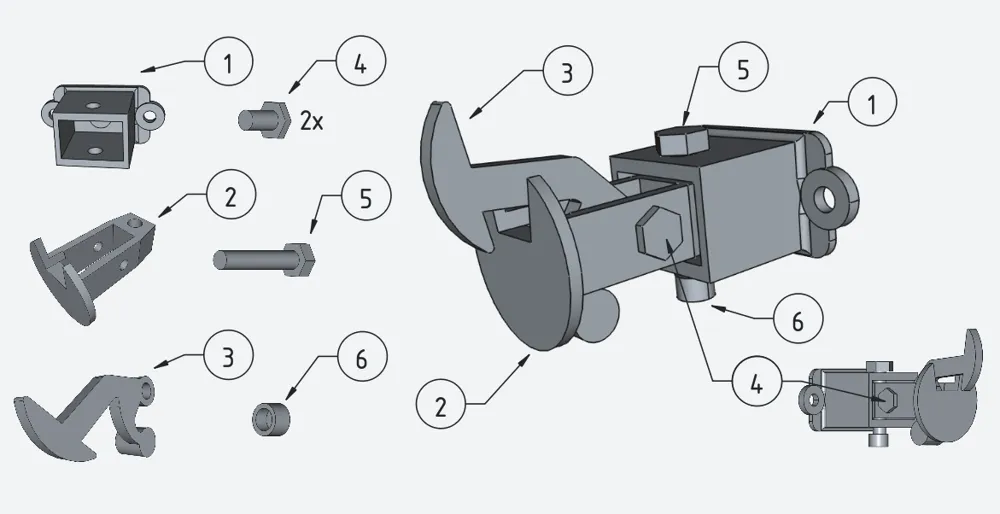 Chopper Coupling (Accucraft coupler compatible) - Free 3D Print Model ...