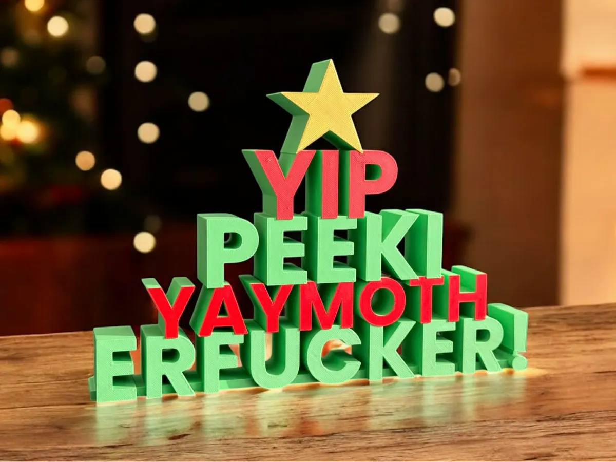 Árbol de Navidad de Die Hard (¡Yippee Ki Yay!) por Bedridden Design ...