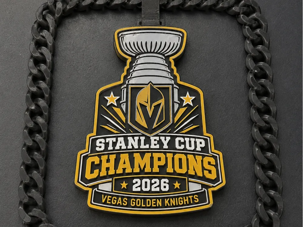 Vegas Golden Knights Champions Hype Chain - Free 3D Print Model ...