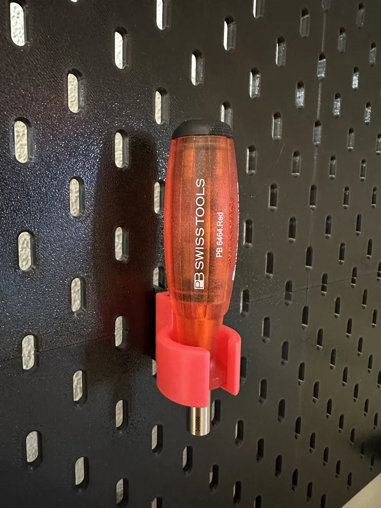 PB Swiss 6464 Red Skadis Mount Universal Hook - Free 3D Print Model ...