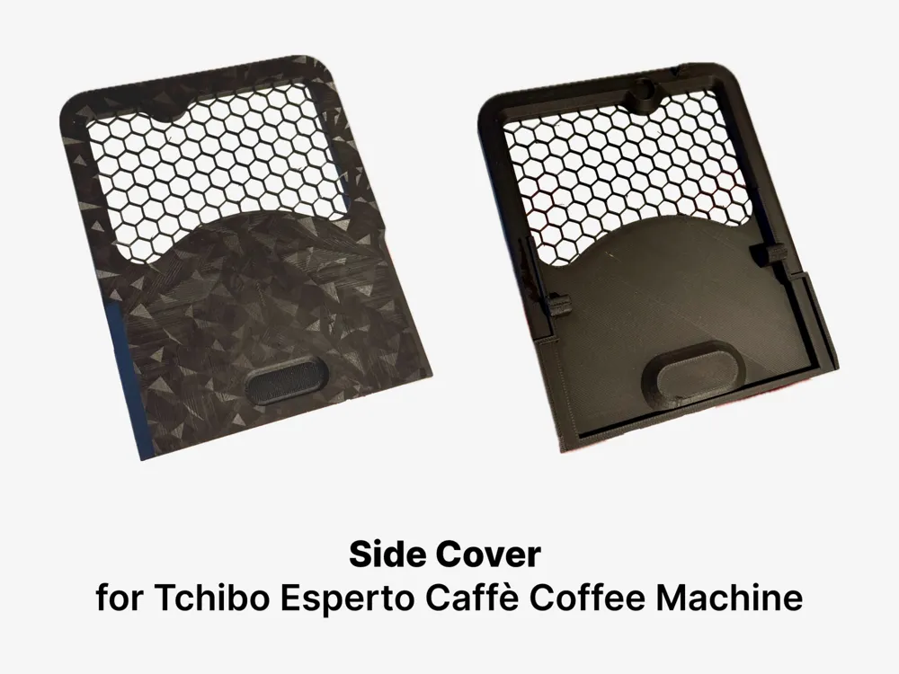 Side Panel for Tchibo Esperto Caffè Coffee Machine Remixed by Filament ...