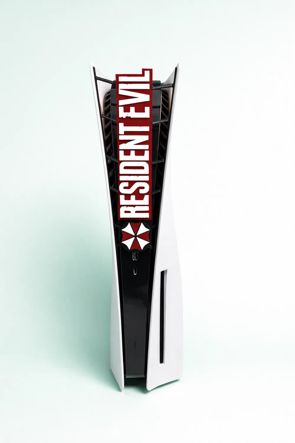 Cover PS5 Resident Evil Umbrella - Free 3D Print Model - MakerWorld