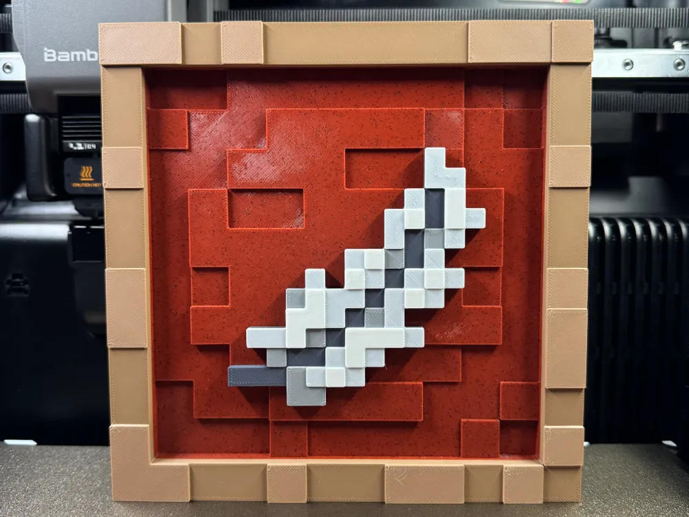 Feather - Minecraft Item Frame - Free 3D Print Model - MakerWorld