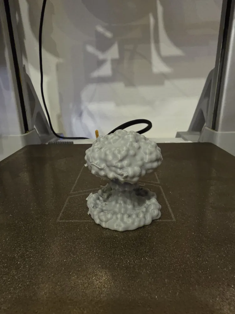 Tactical Nuclear Explosion – Atomic Mushroom Cloud - Free 3D Print ...
