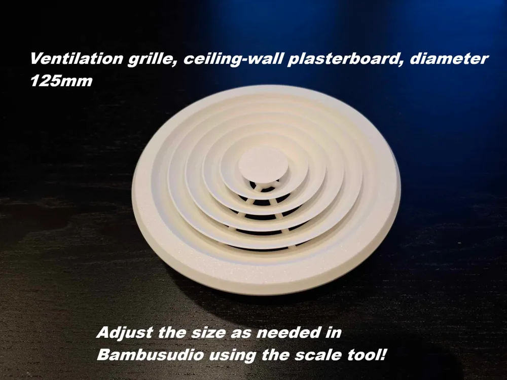 Ventilation grille, wall-ceiling, uniscale by vajcnerd MakerWorld ...