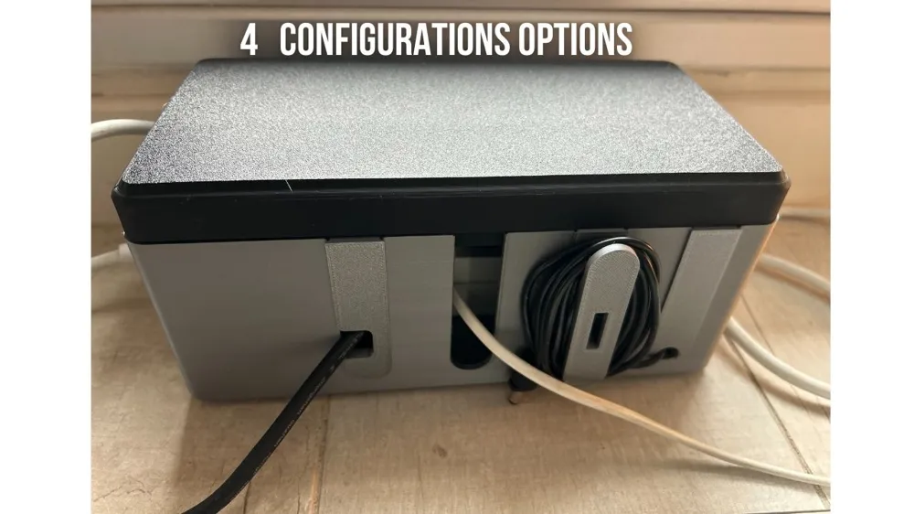 Cable Organizer Box - Free 3D Print Model - MakerWorld