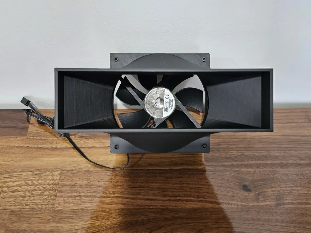 PC Fan Adapter Duct - 120mm or 140mm Parametric - Free 3D Print Model ...