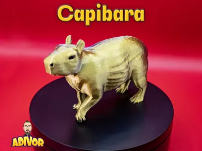 Capibara "Capy" Statue by HenneDev MakerWorld: Download Free 3D Models