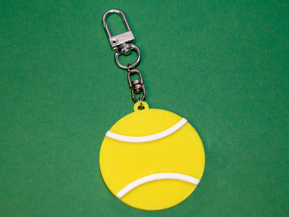 Padel ball keychain by NeRKo - MakerWorld