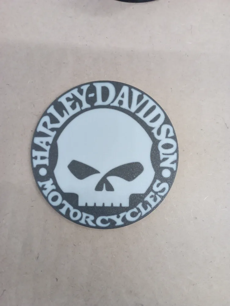 Harley Davidson Coaster by franz-werra MakerWorld: Download Free 3D Models