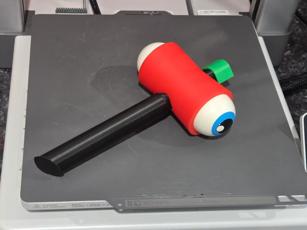 Large Rubber Ball Mallet Tool V2 with Handle - Free 3D Print Model ...