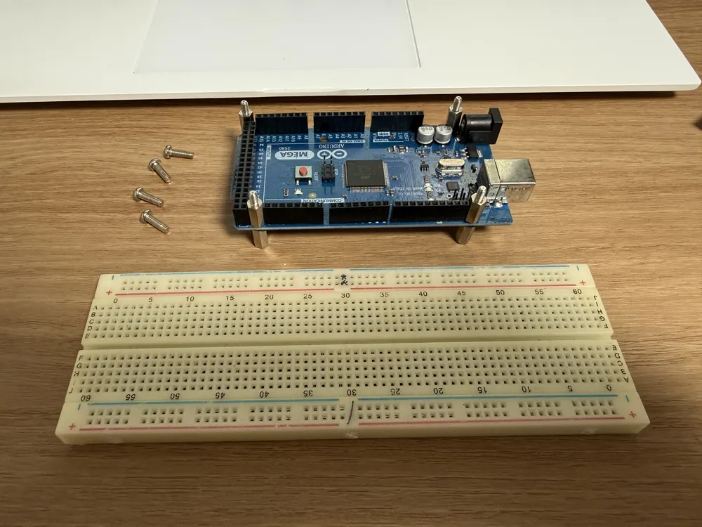 arduino mega 2560 with breadboard tray - Free 3D Print Model - MakerWorld