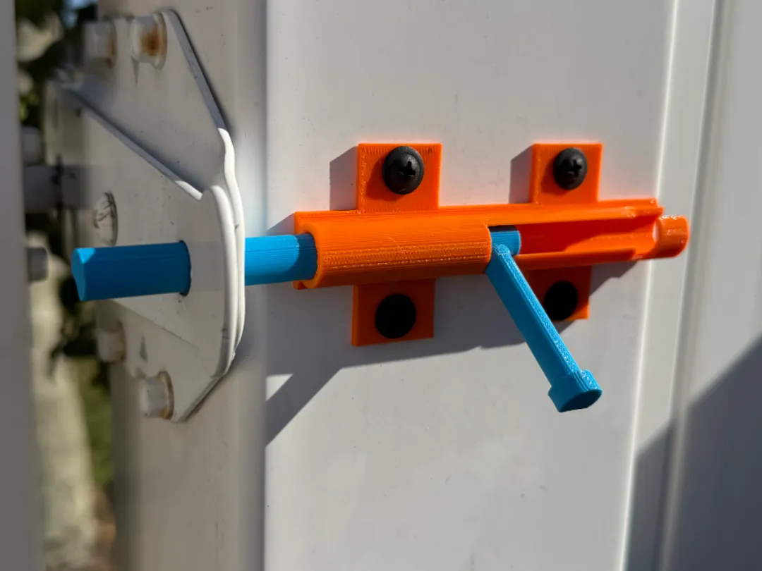 Simple Door Lock - Free 3D Print Model - MakerWorld