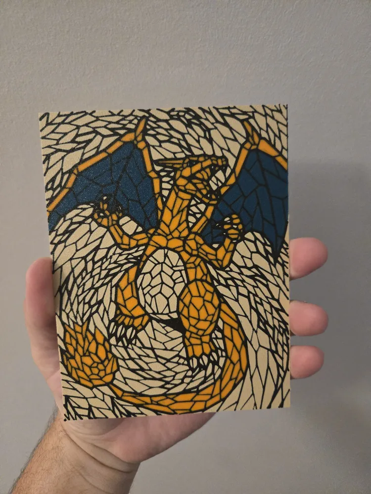 Charizard Stained Glass - 4 Colors by Mech3D MakerWorld: Download Free ...