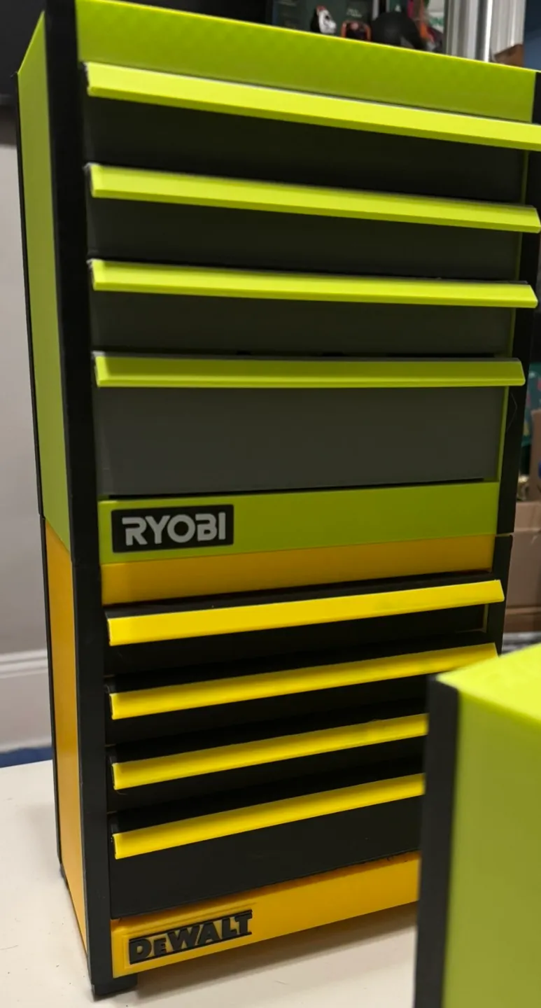 Ryobi Mini Desktop Toolbox - Free 3D Print Model - MakerWorld