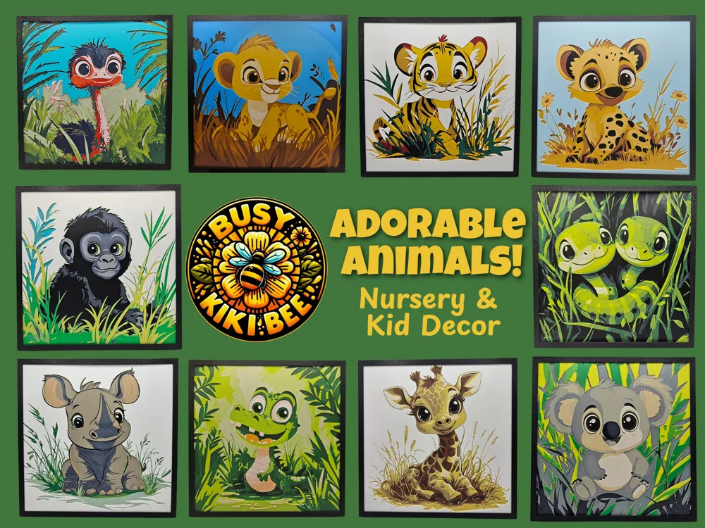 Giraffe Baby - Adorable Animals Collection by BusyKikiBee MakerWorld: Download Free 3D Models