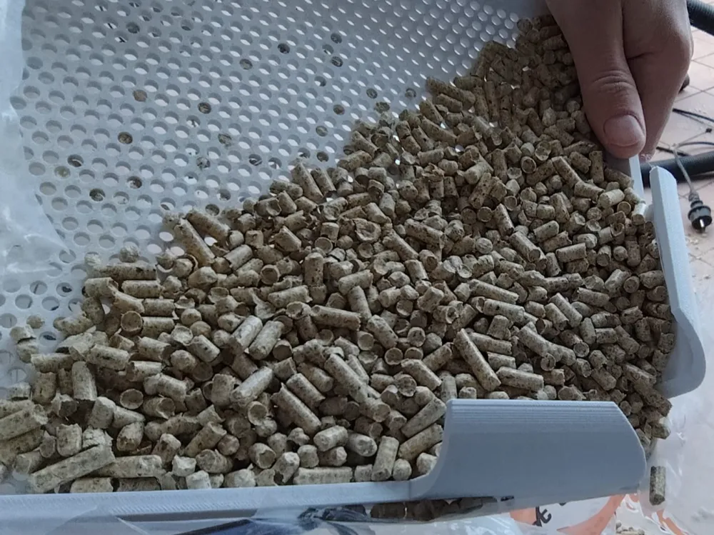 Wood Pellet Sieve Filter 5mm_Dust Separator_Funnel - Free 3D Print ...