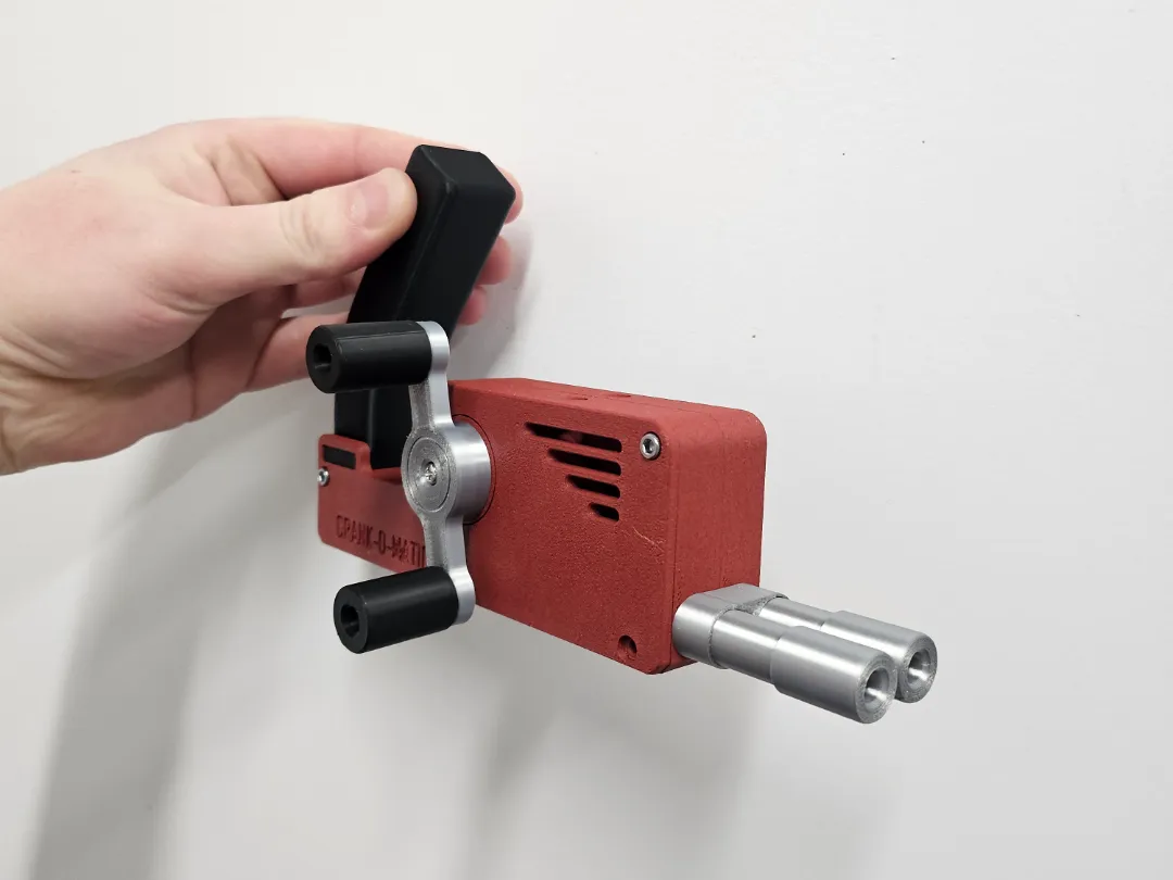 Crank-O-Matic 2x2 (6mm BB Gatling Gun) - Free 3D Print Model - MakerWorld