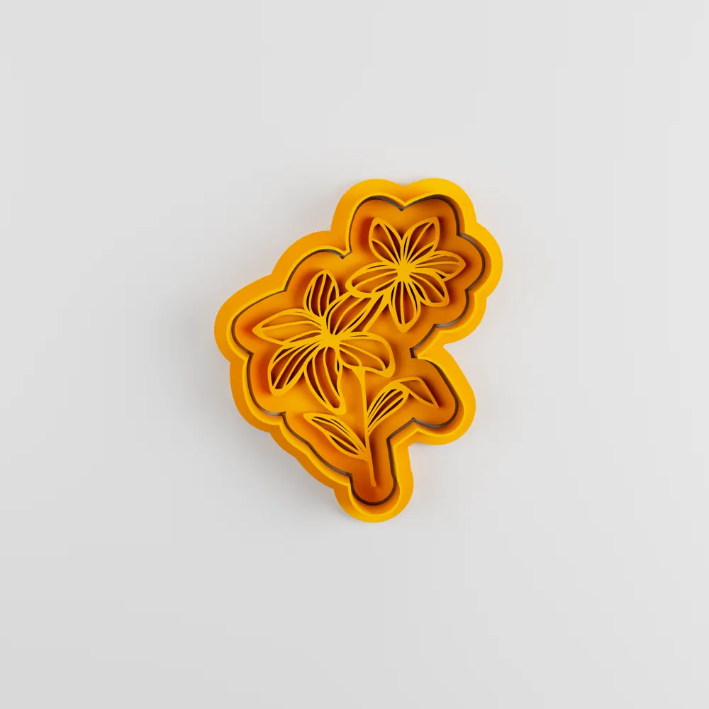 Flowers Cookie Cutter - Free 3D Print Model - MakerWorld