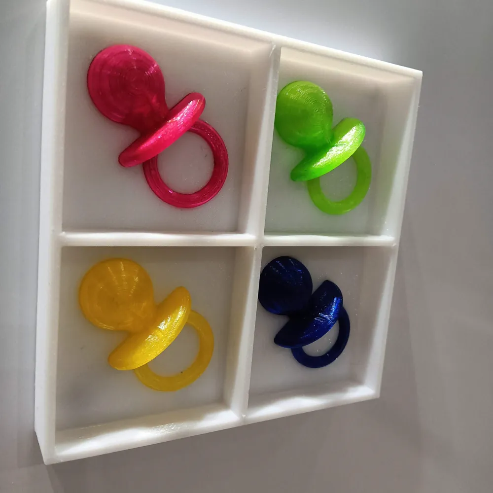 90' Pacifier Pop Art - Fridge Magnet by AsKeNaR - MakerWorld