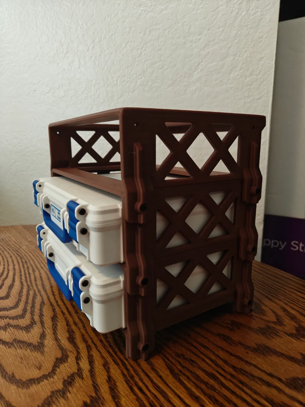 Rack for Gridfinity box 5x4 Remixed by Smitty3D - MakerWorld