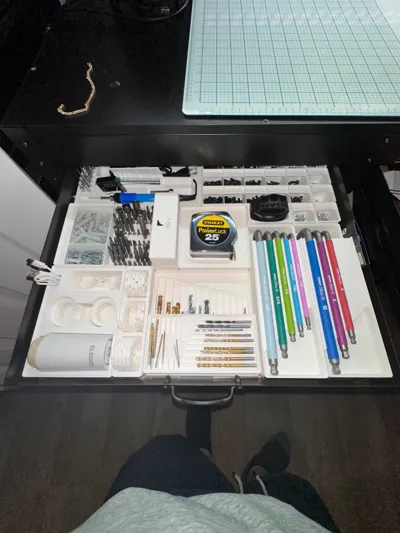 Gridfinity - Drywall Anchor and Fastener Storage by Nathan D MakerWorld ...