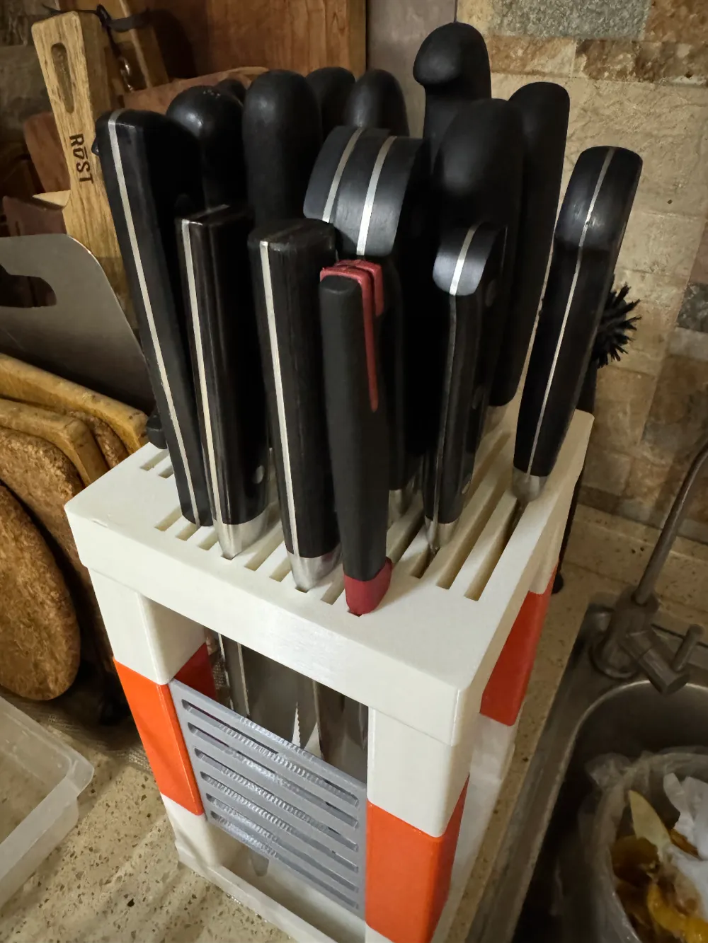 Ultimate Kitchen Knife Holder by jj.lim MakerWorld: Download Free 3D Models