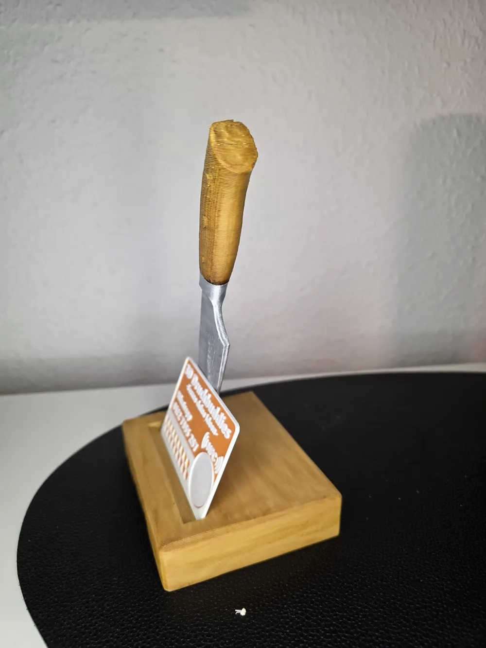 Damascus Chef Knife – Business Card Holder - Free 3D Print Model ...