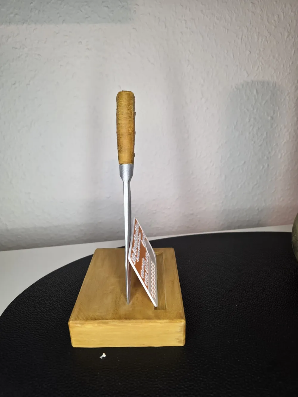 Damascus Chef Knife – Business Card Holder - Free 3D Print Model ...