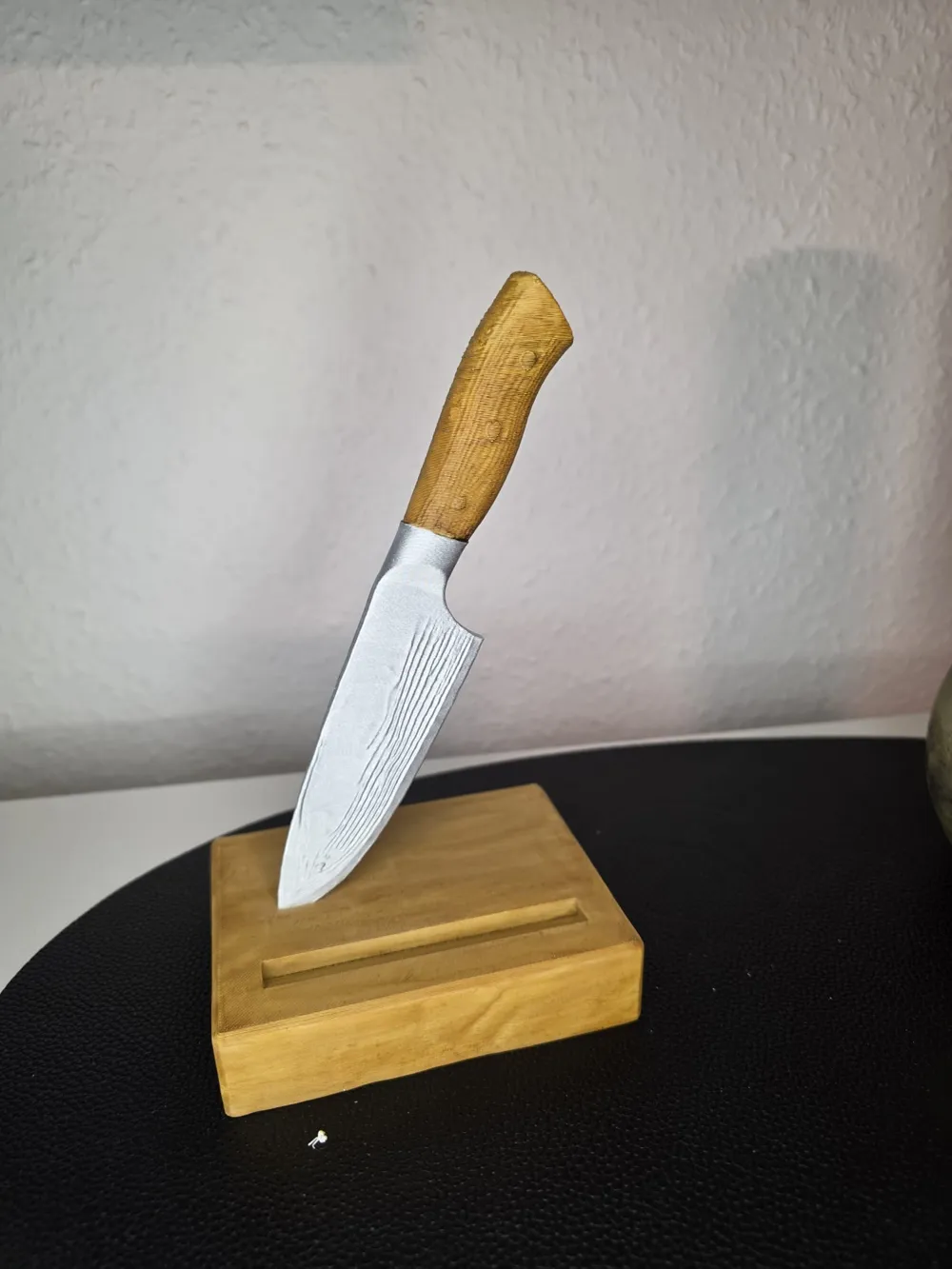 Damascus Chef Knife – Business Card Holder - Free 3D Print Model ...