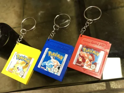 Nintendo Game Pak Keychain - Free 3D Print Model - MakerWorld