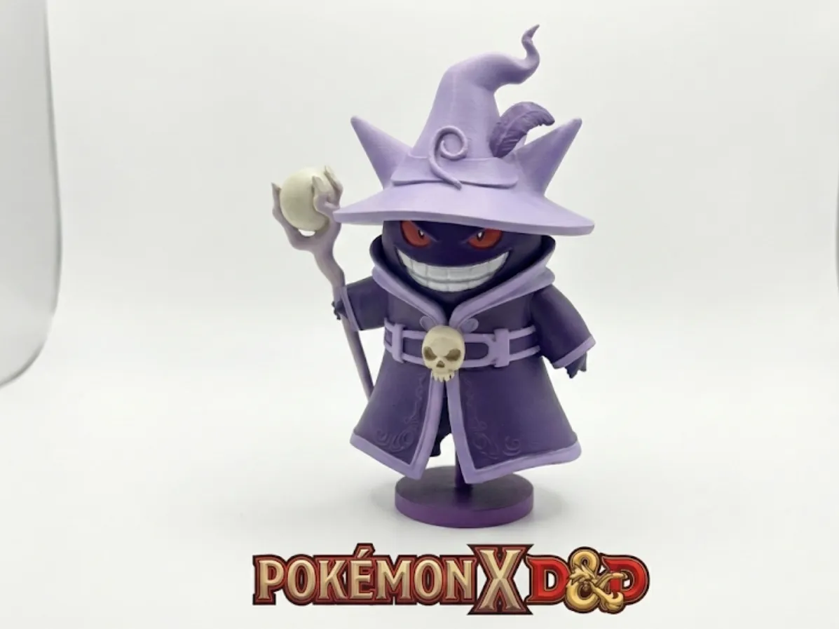 Pokemon DnD: Mage Gengar - Free 3D Print Model - MakerWorld