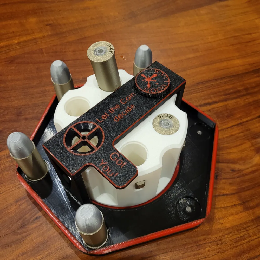 Russian Roulette TABLE Game, drinking Game by PRINTNIC MakerWorld ...