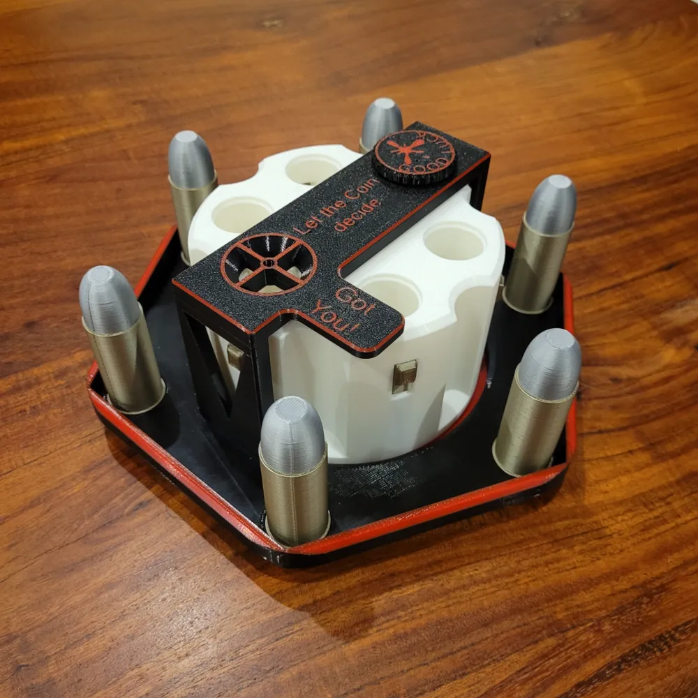 Russian Roulette TABLE Game, drinking Game by PRINTNIC MakerWorld ...