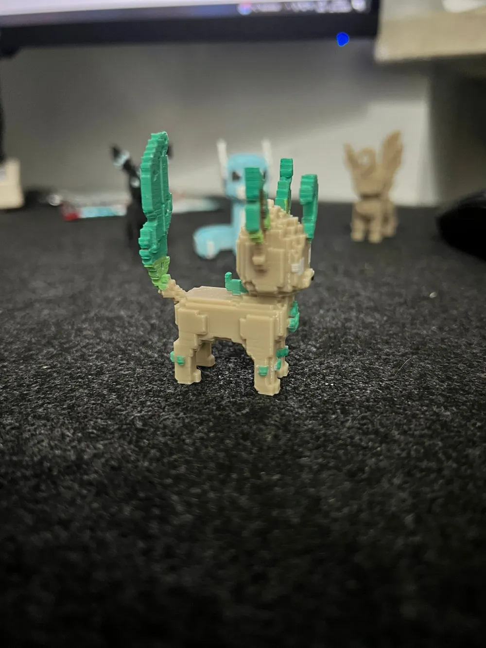 Leafeon Voxel / Pixel Art bit - Pokémon Collection - Free 3D Print ...