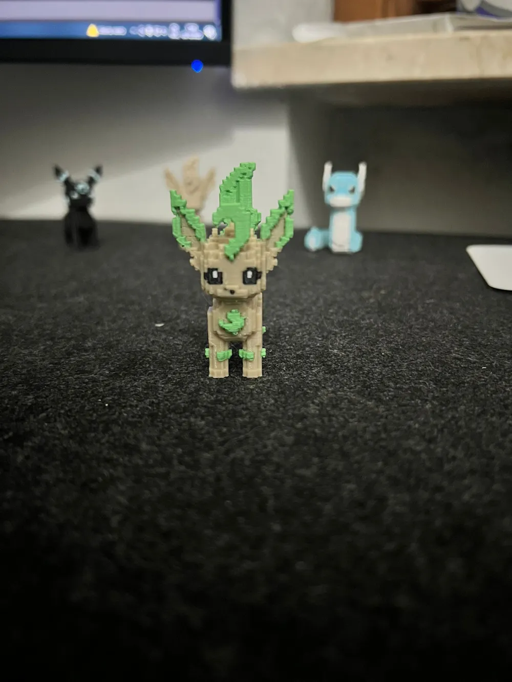 Leafeon Voxel / Pixel Art bit - Pokémon Collection - Free 3D Print ...