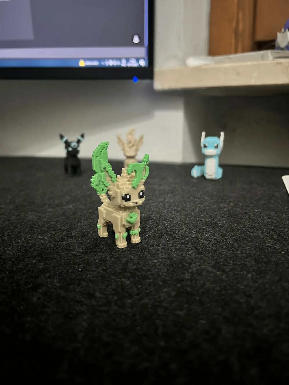 Leafeon Voxel / Pixel Art bit - Pokémon Collection - Free 3D Print ...