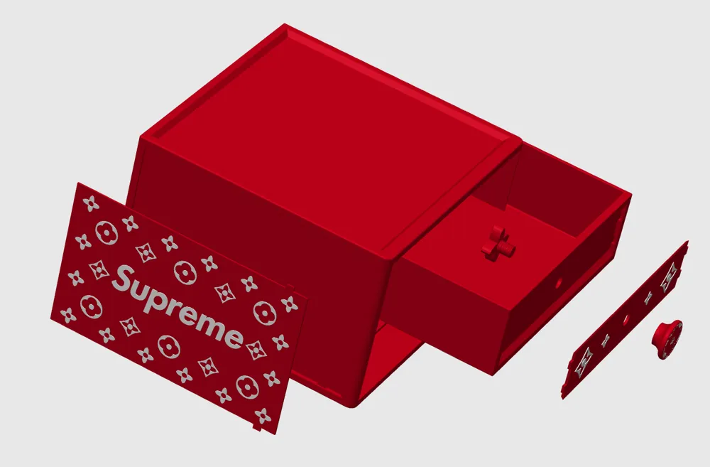 Supreme Drawer Jewelry Box / Two-Layer / Stackable - Free 3D Print ...