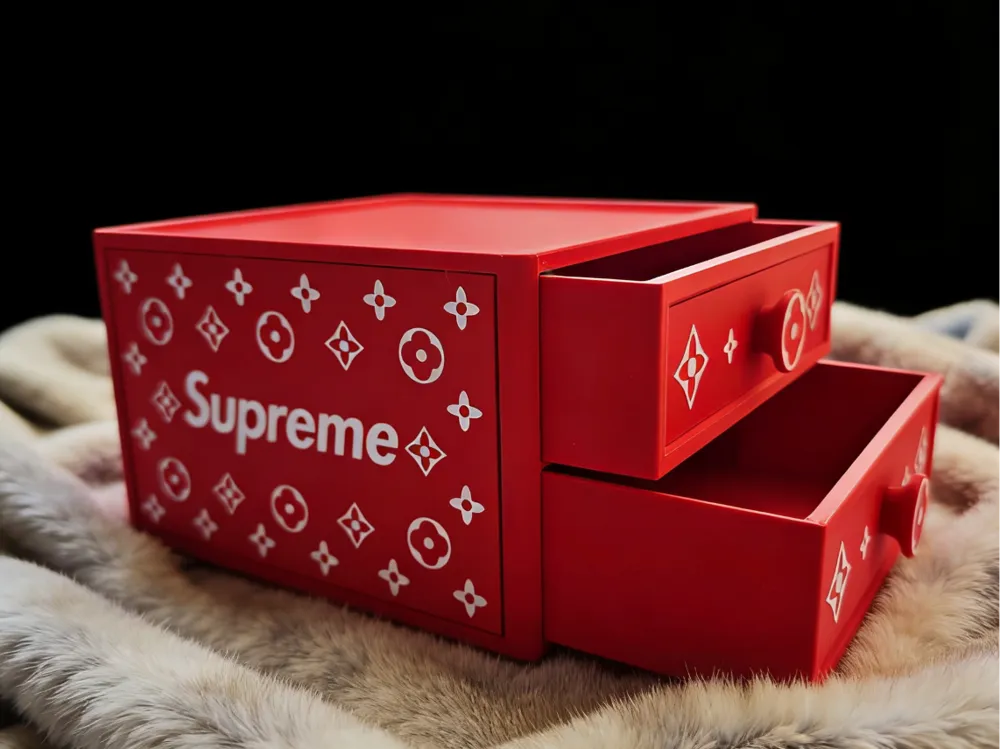 Supreme Drawer Jewelry Box / Two-Layer / Stackable - Free 3D Print ...