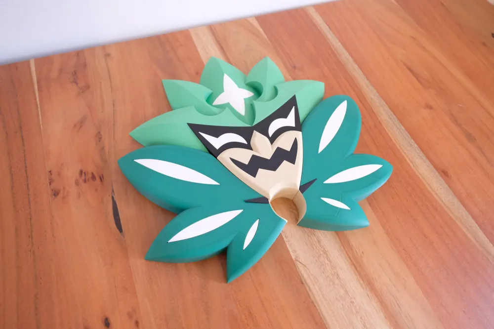 Ogerpon Teal Mask Pokemon Oni (no AMS) by Mishiro Studio MakerWorld: Download Free 3D Models