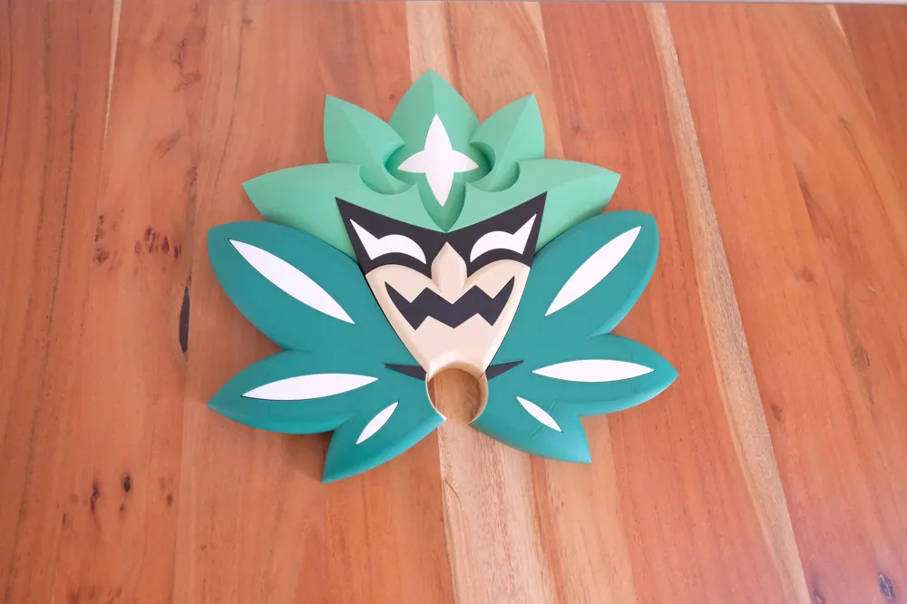 Ogerpon Teal Mask Pokemon Oni (no AMS) by Mishiro Studio MakerWorld ...