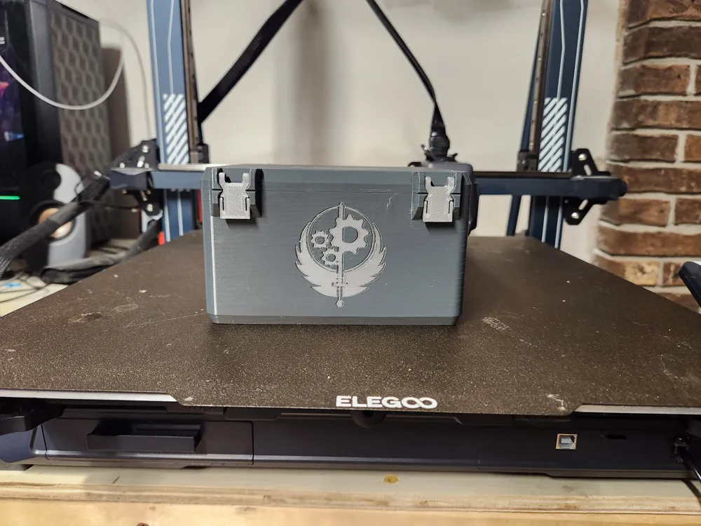 Fallout themed "Brotherhood of Steel" stash box Remixed by wes3id ...