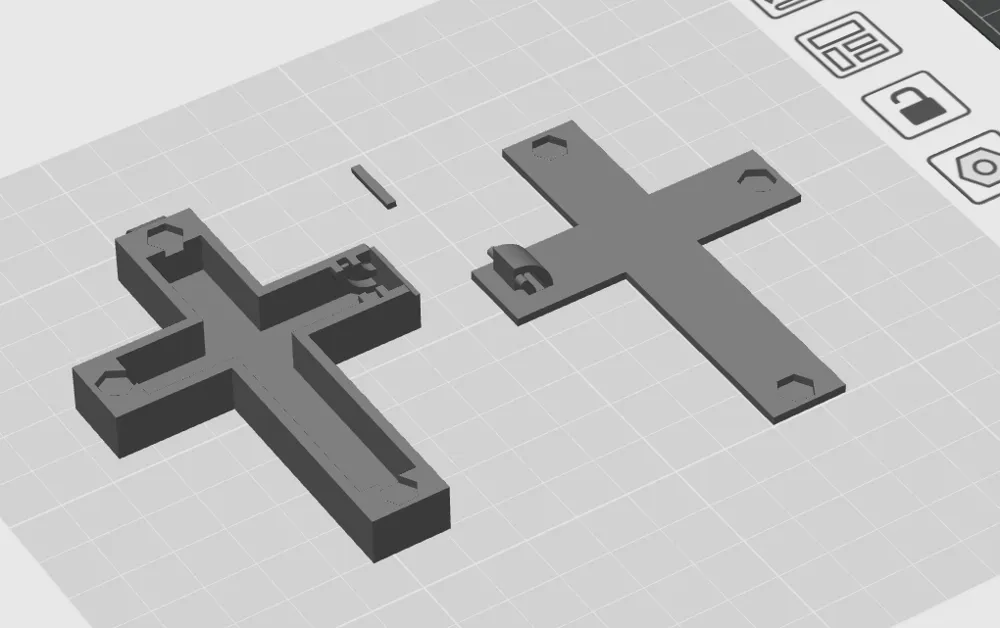 Cross with box squid game 2 by Domino MakerWorld: Download Free 3D Models