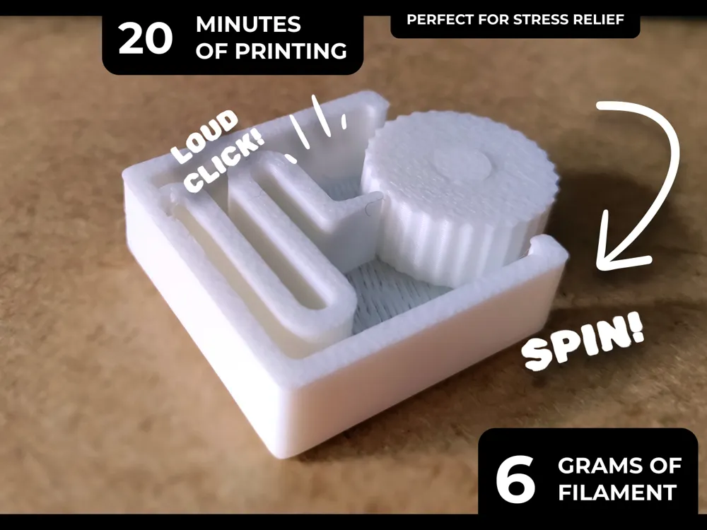 Infinite Wheel Fidget Clicker by Artem - MakerWorld