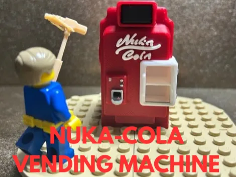 Nuka-Cola Vending Machine for Minifigure Builds - Free 3D Print Model ...