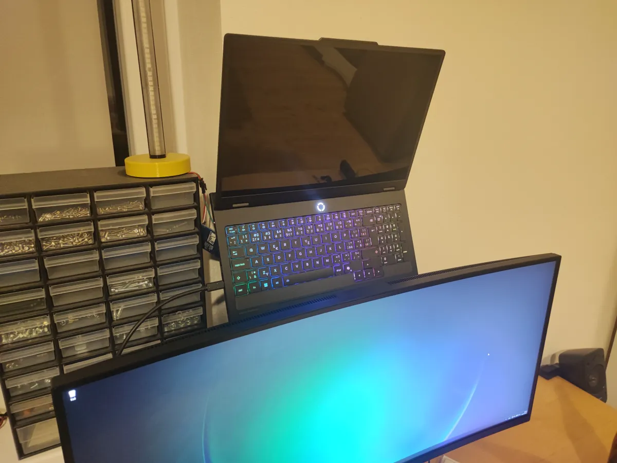 Lenovo Legion 5 PRO notebook stand above monitor - Free 3D Print Model ...